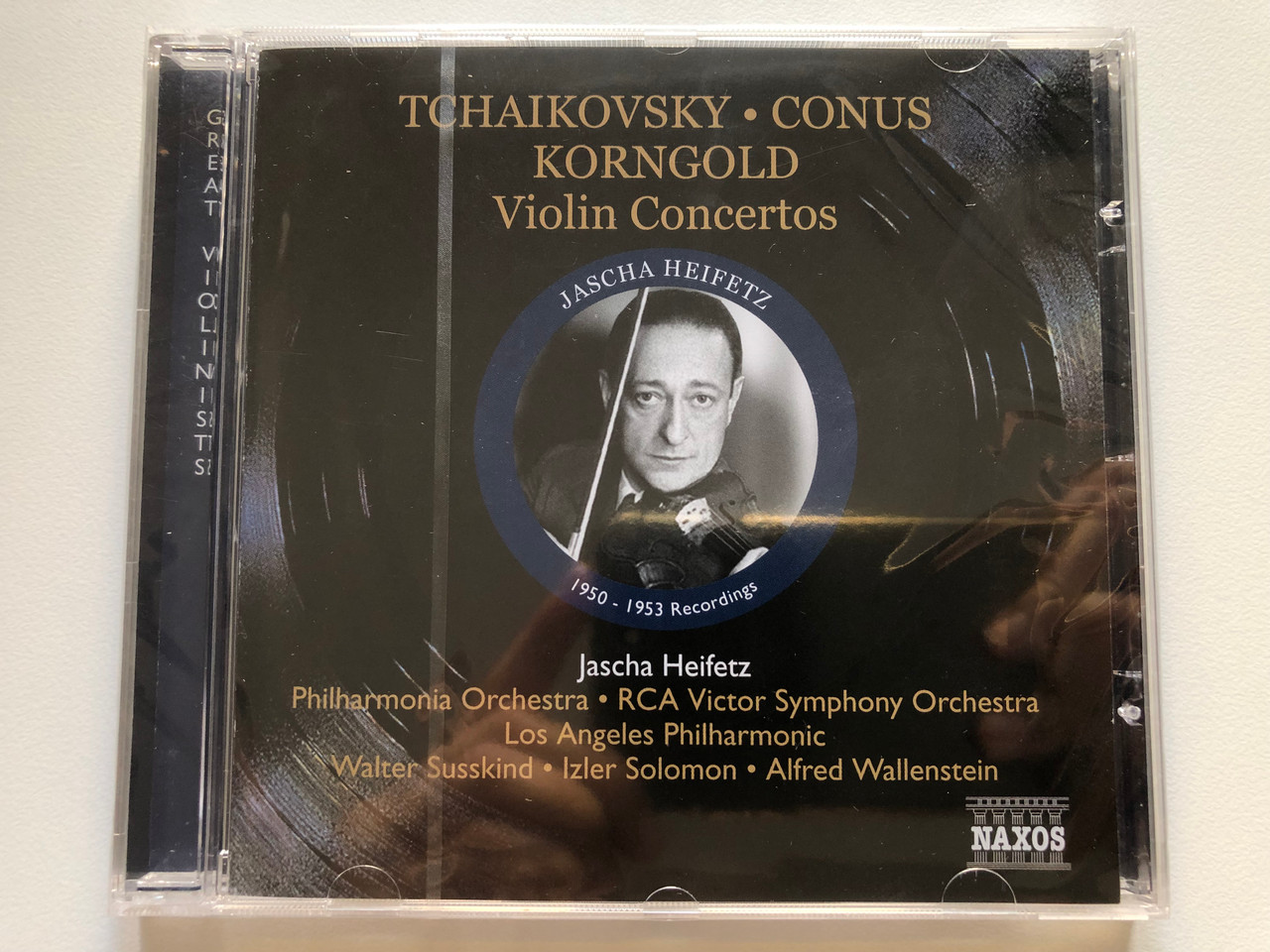 Tchaikovsky - Conus, Korngold - Violin Concertos - 1950-1953 Recordings / Jascha Heifetz ...