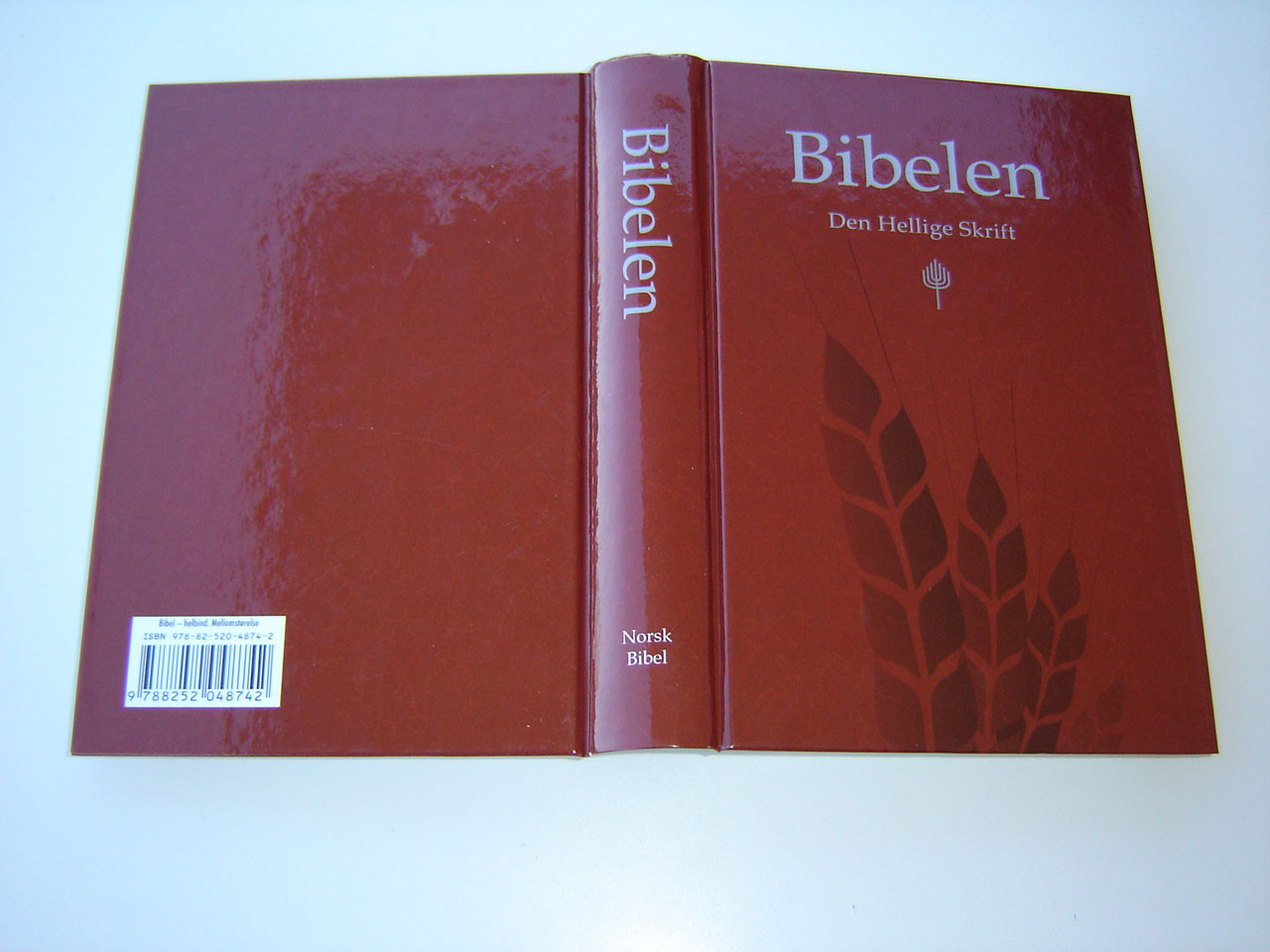 Norwegian Bible Burgundy / BIBELEN Den Hellige Skrift / Norsk Bibel ...