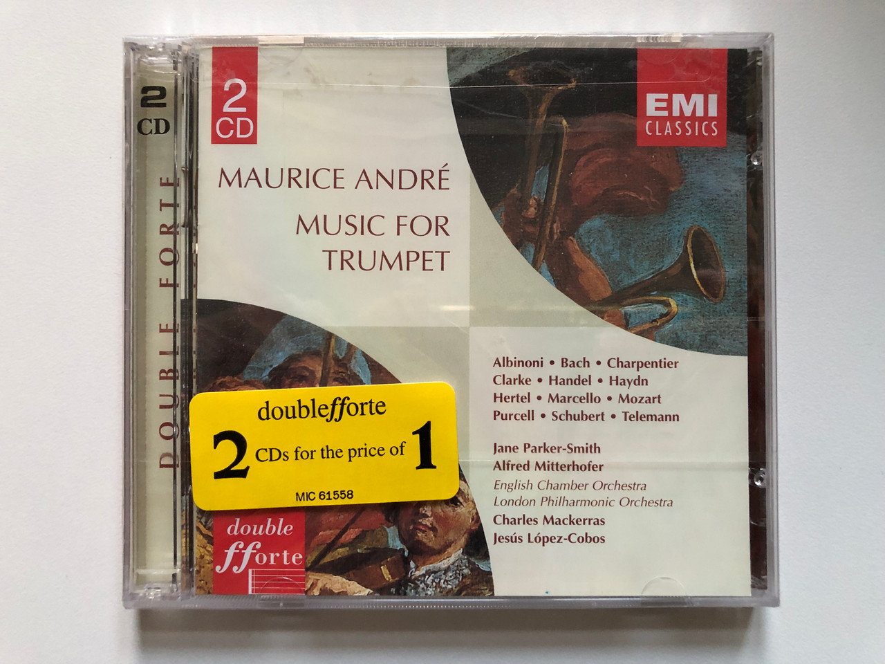 Maurice André – Music For Trumpet / Albinoni, Bach, Charpentier, Clarke ...
