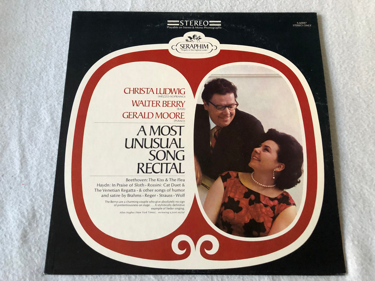 Christa Ludwig, Walter Berry, Gerald Moore – A Most Unusual Song ...