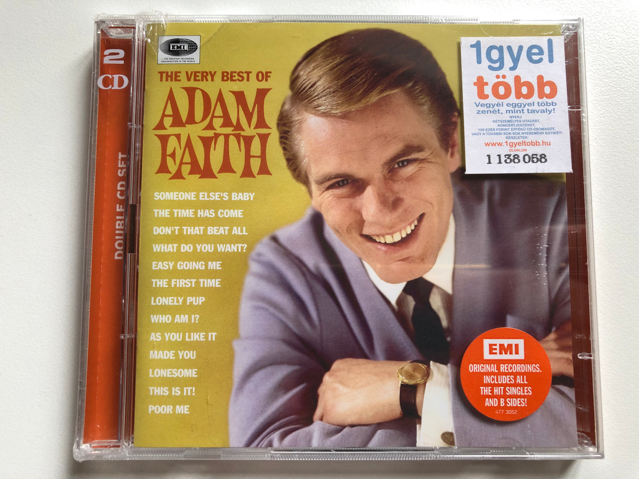 The Very Best Of Adam Faith / Someone Else's Baby; The Time Has Come ...