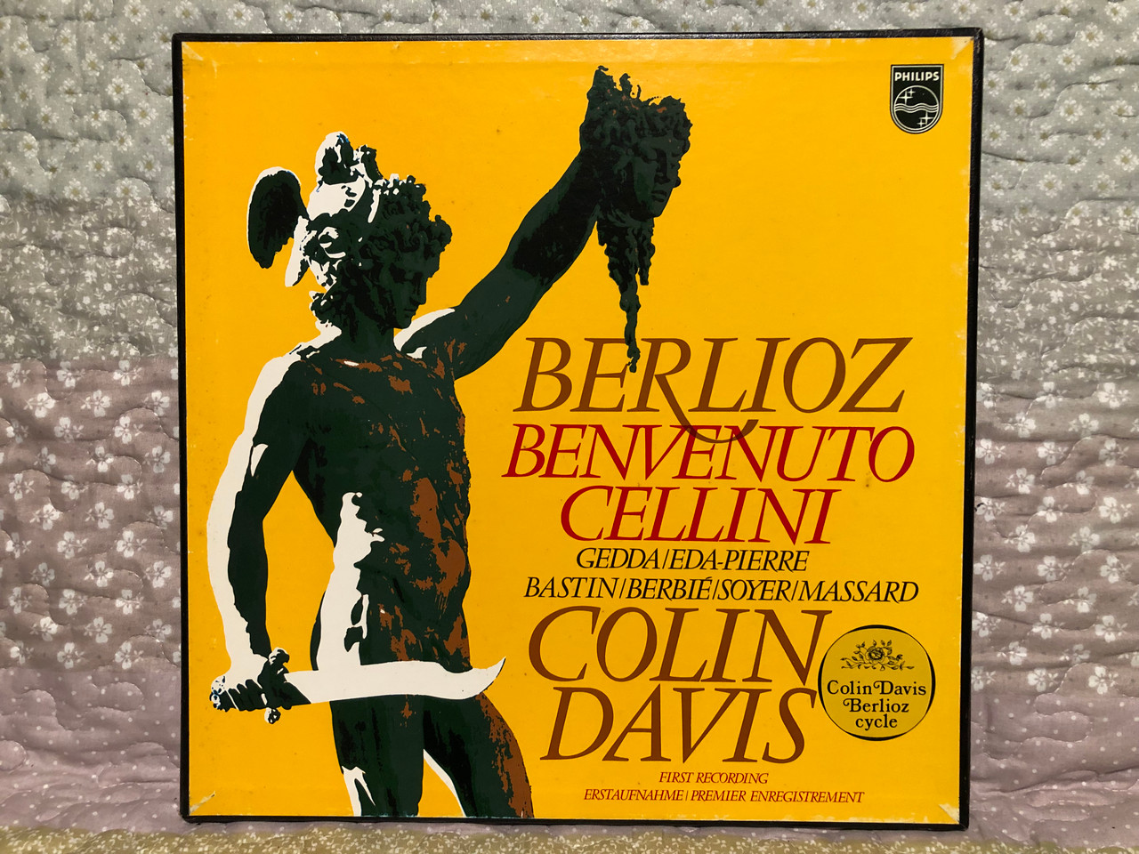 Berlioz - Benvenuto Cellini - Gedda, Eda-Pierre, Bastin, Berbié, Soyer, Massard, Colin Davis ...