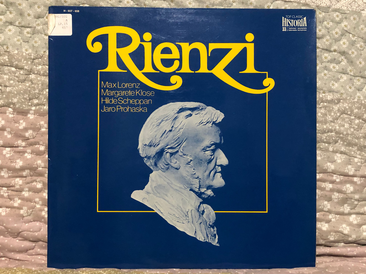 Rienzi - Max Lorenz, Margarete Klose, Hilde Scheppan, Jaro Prohaska / Top Classic Historia 2x LP ...