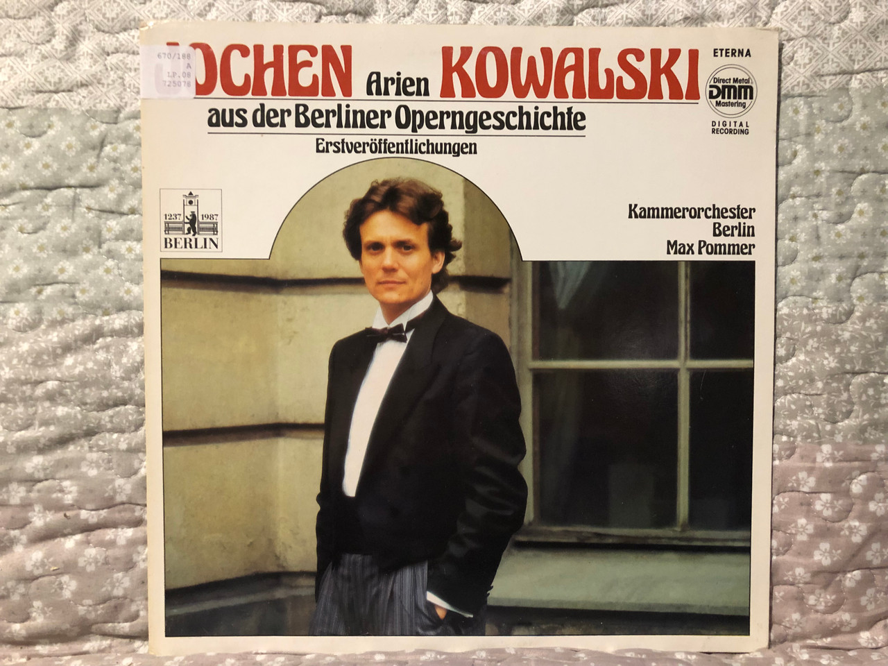 Jochen Kowalski: Arien Aus Der Berliner Operngeschichte ...
