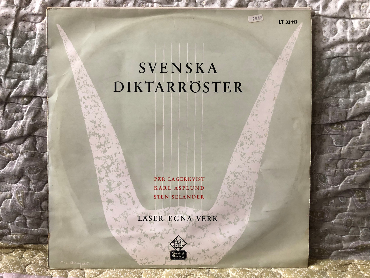 Svenska Diktarröster - Pär Lagerkvist, Karl Asplund, Sten Selander ...