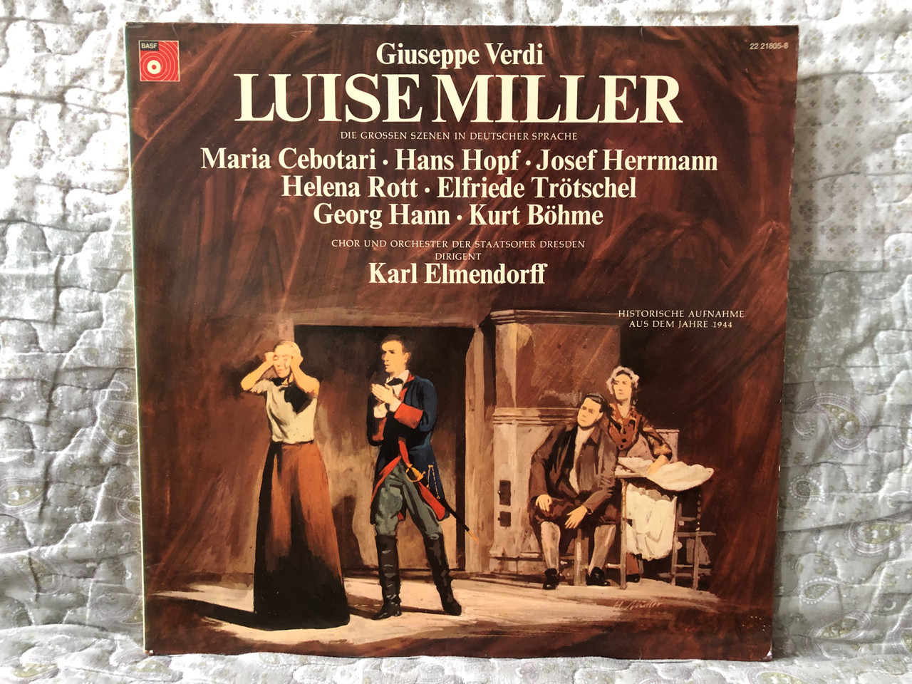 Giuseppe Verdi: Luise Miller - Maria Cebotari, Hans Hopf, Josef ...