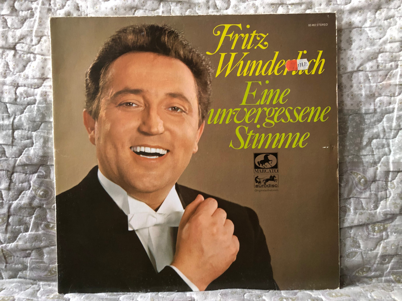Fritz Wunderlich – Eine Unvergessene Stimme / Marcato 2x LP Stereo / 92 ...