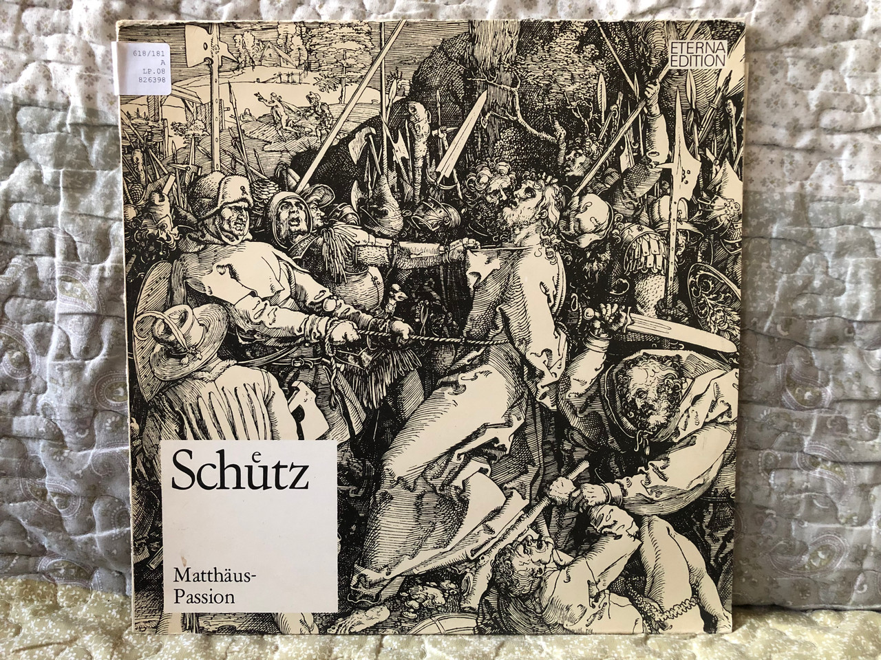Schütz - Matthäus-Passion / ETERNA Edition / ETERNA LP Stereo 1974 / 8 26 398 - bibleinmylanguage