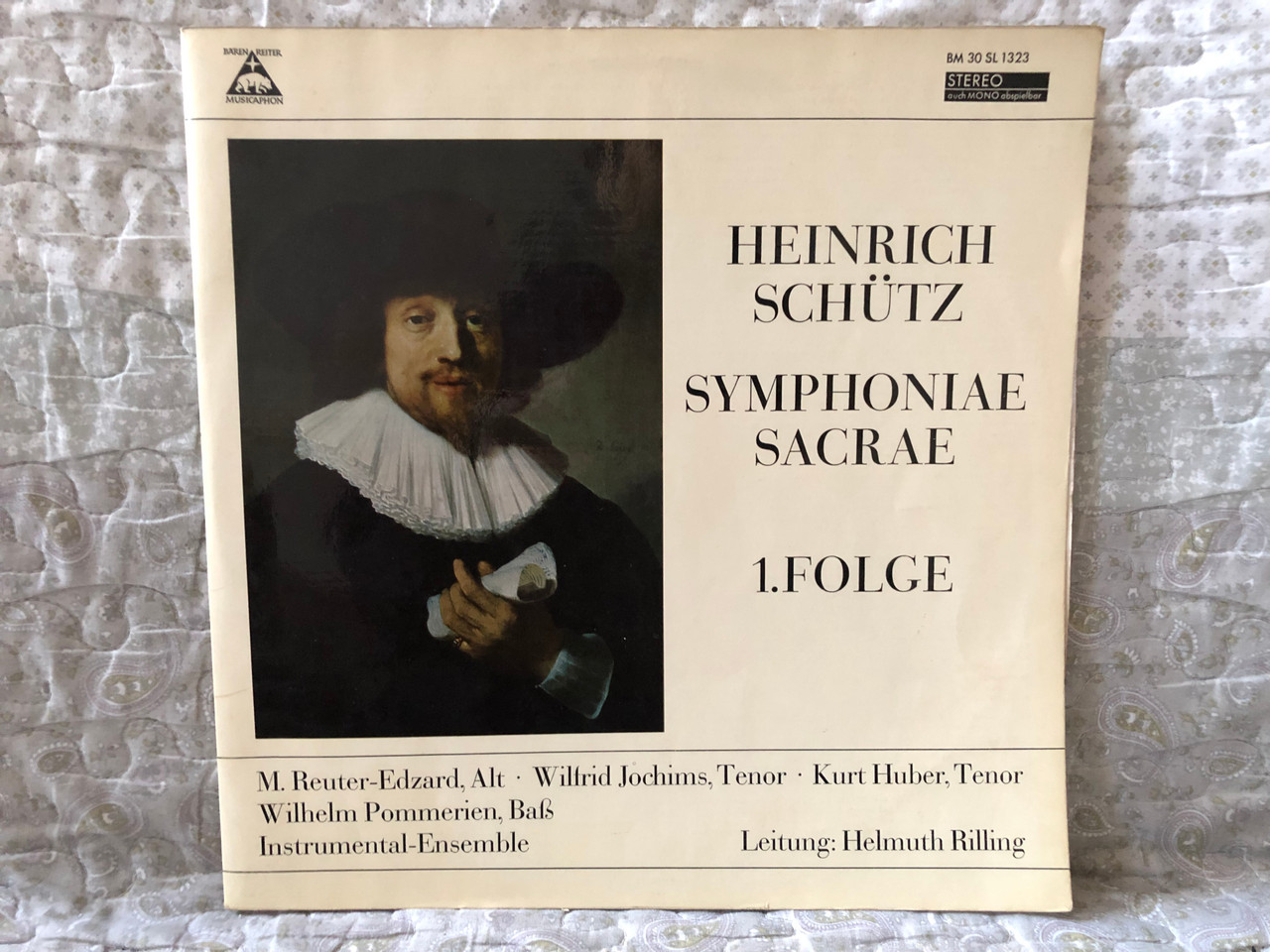 Heinrich Schütz: Symphoniae Sacrae, 1. Folge - M. Reuter-Edzard (alt ...