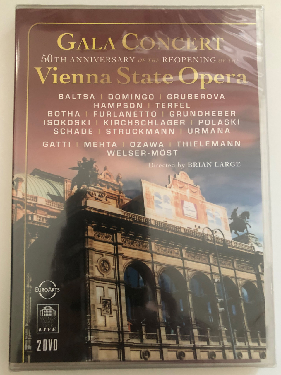 Vienna State Opera Gala Concert 2 DVD Set / Domingo, Terfel, Gruberova ...