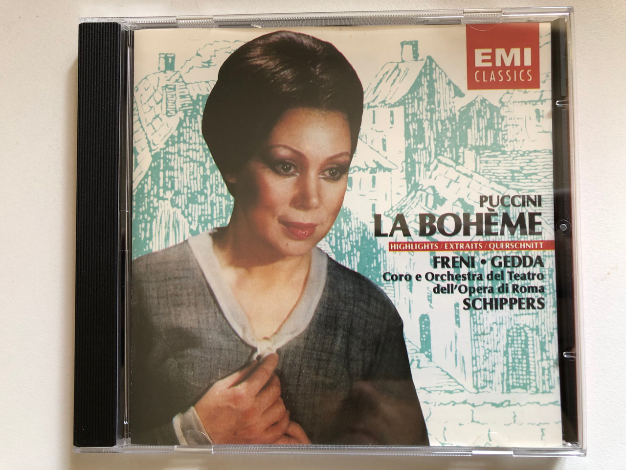 Puccini La Bohème Highlightsextraitsquerschnitt Freni Gedda Coro E Orchestra Del Teatro