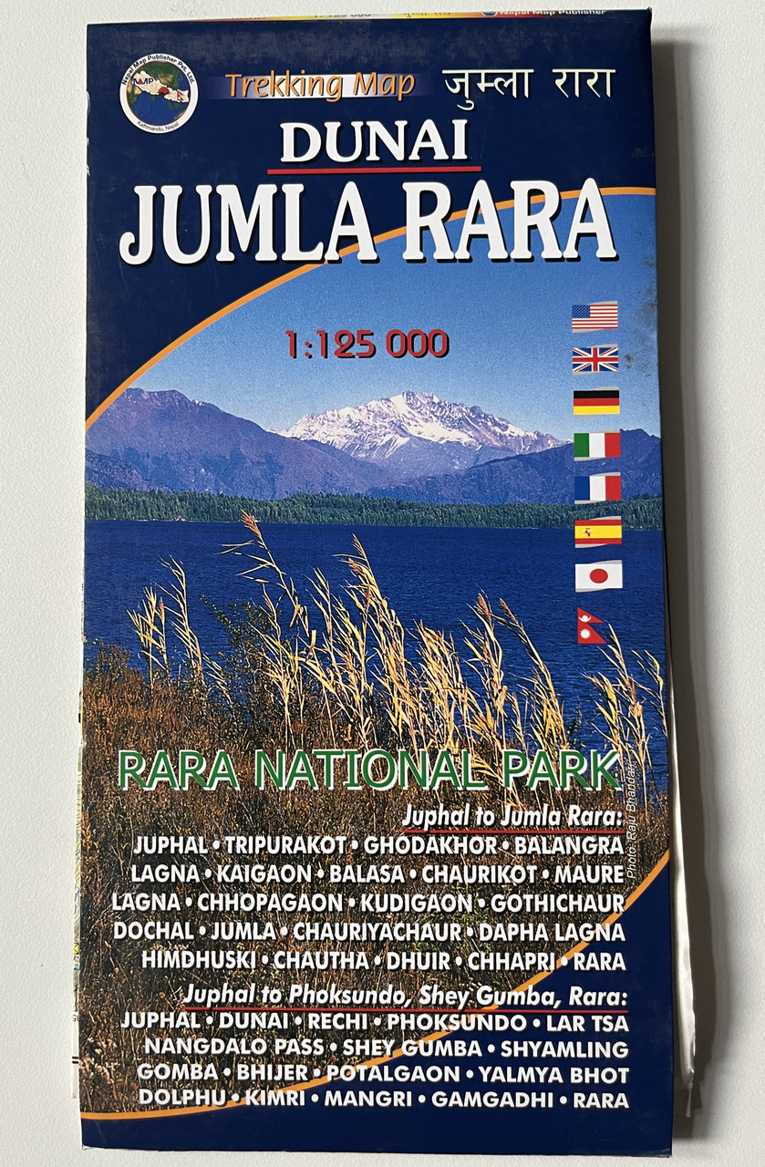 DUNAI JUMLA RARA / 1:125 000 / PAPA NATIONAL PARK / Trekking Map ...