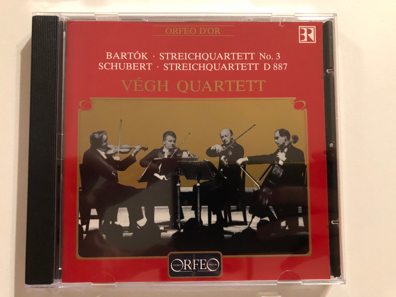 Bartók: Streichquartett N°3, Schubert: Streichquartett D 887 - Vegh Quartett / Orfeo Audio CD ...