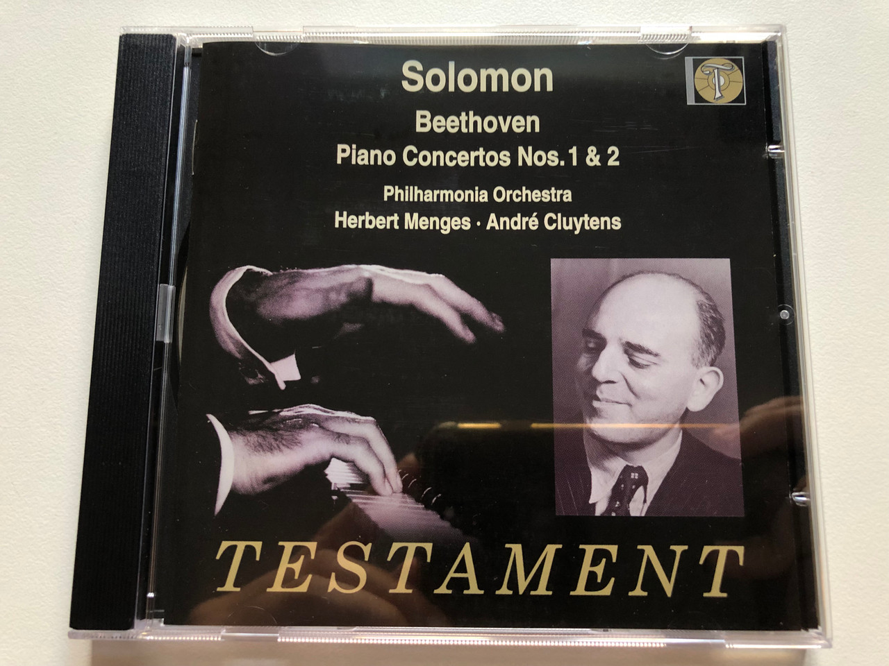 Solomon, Beethoven: Piano Concertos Nos. 1 & 2 - Philharmonia Orchestra, Herbert Menges, Andre ...