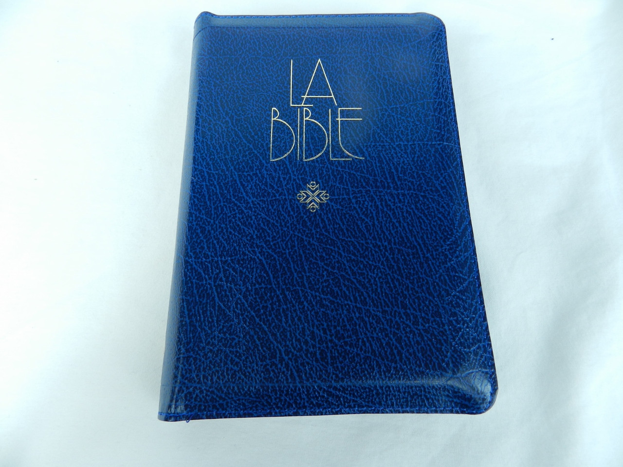 French Protestant Standard Bible - Blue Cover with Golden Edges and ...