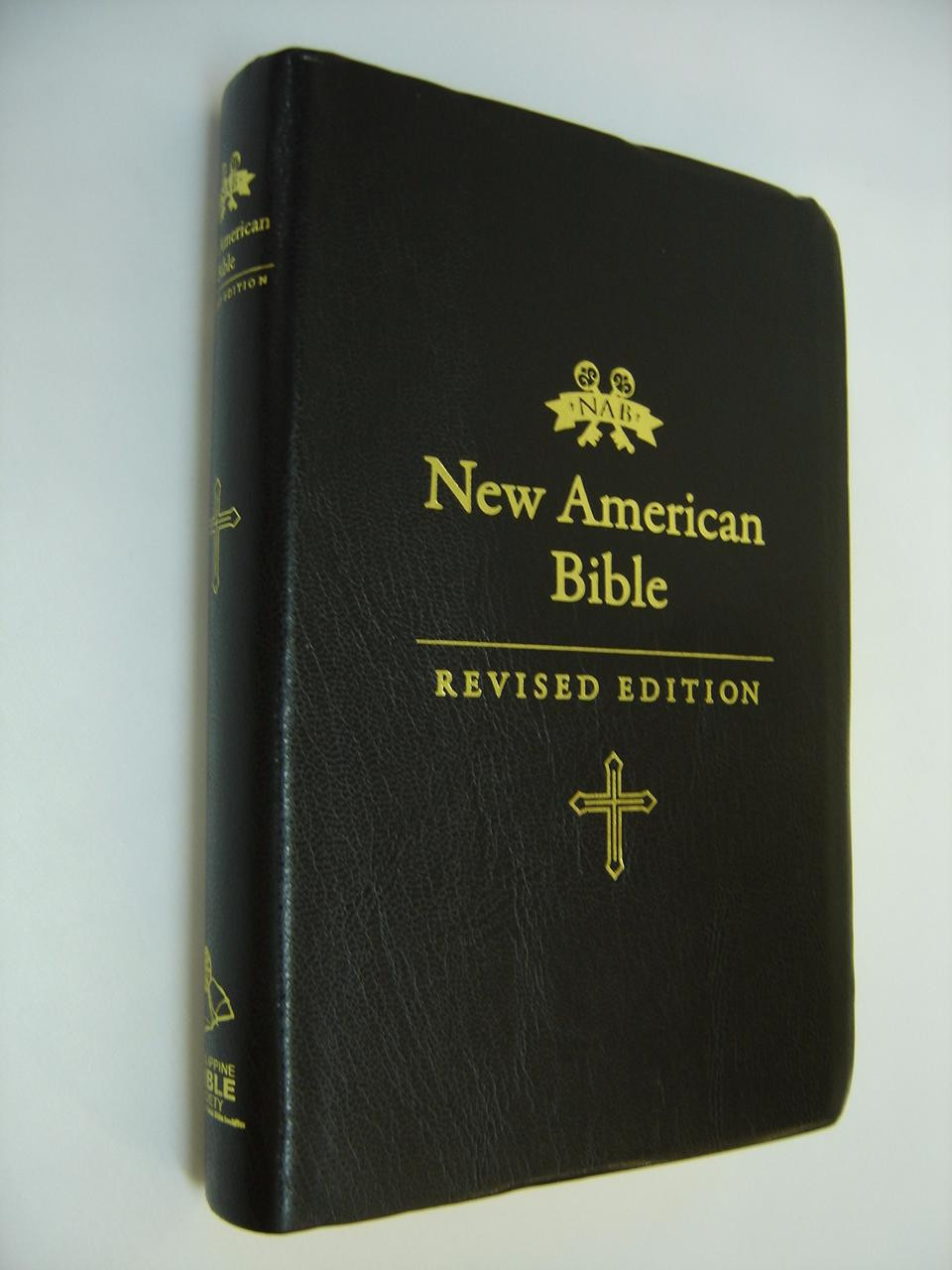 New American Bible Revised Edition NABRE Black Vinyl With Golden new-american-bible-revised-edition-nabre-black-vinyl-with-golden