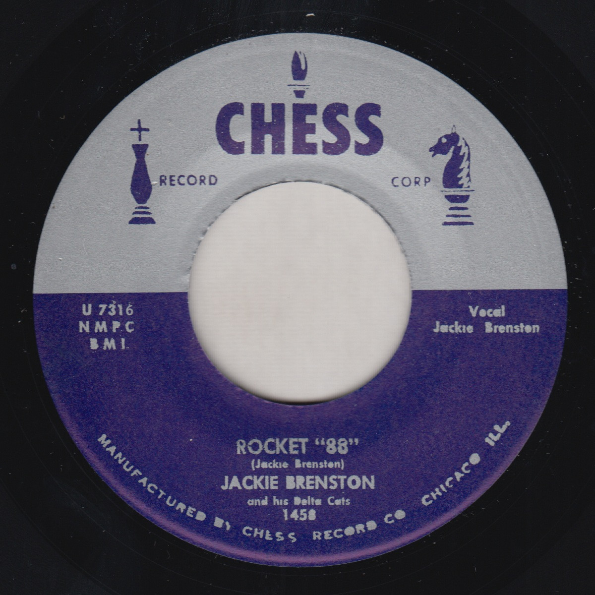 JACKIE BRENSTON - ROCKET "88" - Norton Records