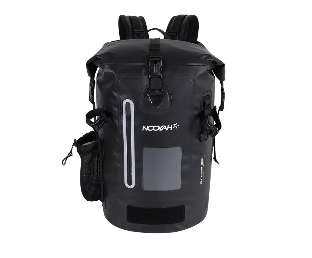 NOOYAH IPX8 Waterproof Bike Cycle Outdoor Sports Backpack Double Layer Waterproof Bag BLACK