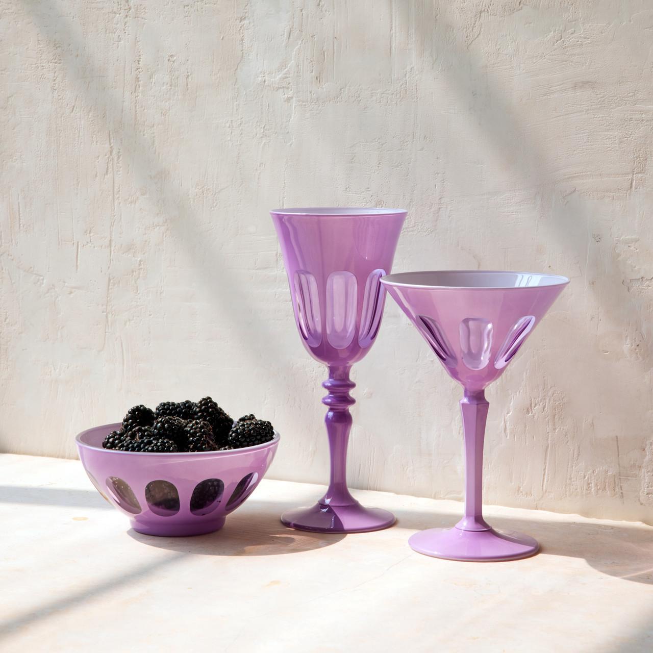 Rialto Glass Martini Set2 Lupine Sirmadam