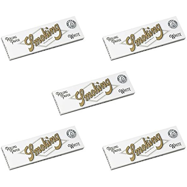 Smoking - White - Single Wide Size Rolling Paper - Beamer Smoke