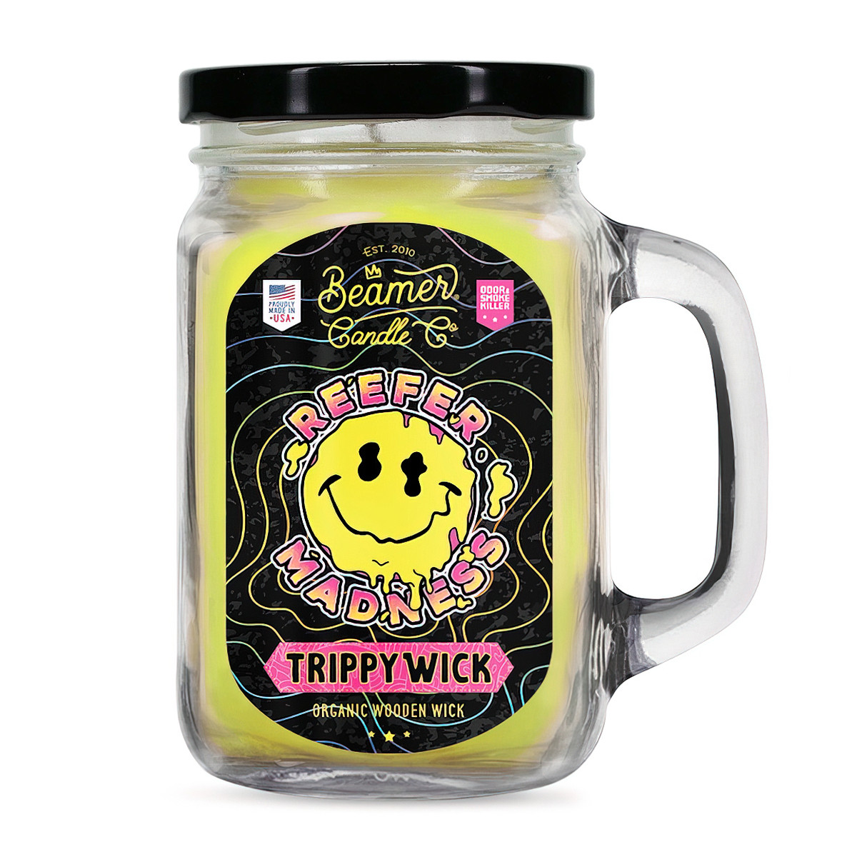 Reefer Madness - Pineapple Scented Candle - Trippy Wick Collection ...