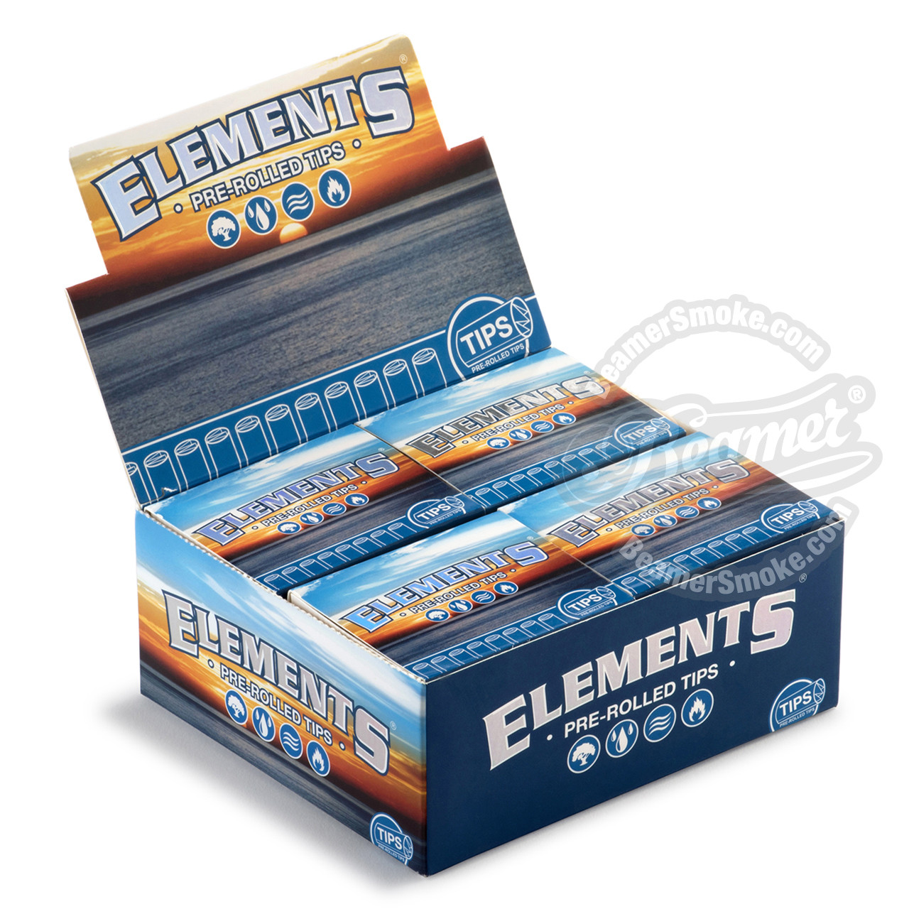 Elements Pre-Rolled Rolling Tips - Beamer Smoke