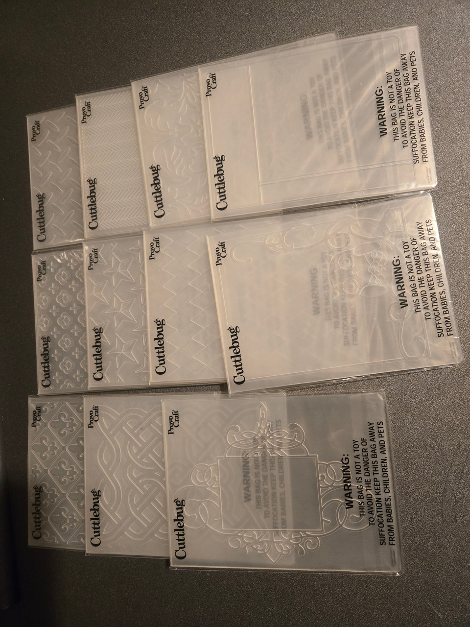 CUTTLEBUG Design Embossing Folders Set of 11 Folders! Many Retired ...