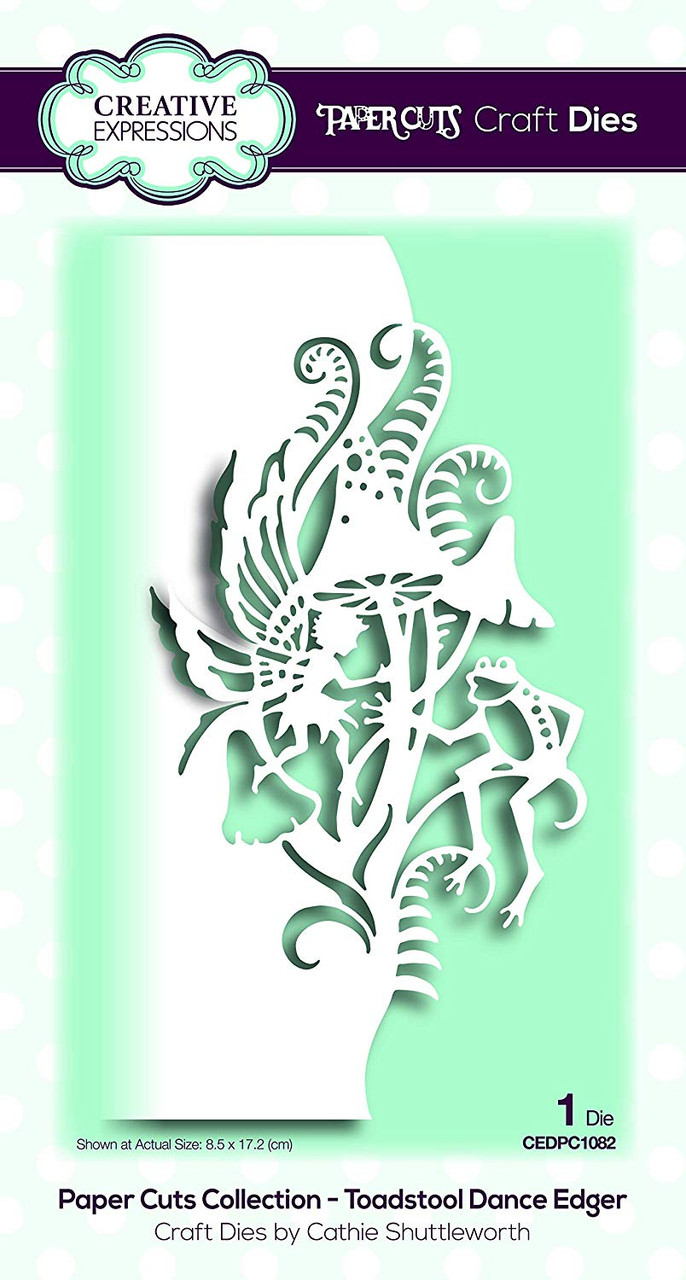 Creative Expressions Paper Cuts Collection Toadstool Dance Edger Die ...