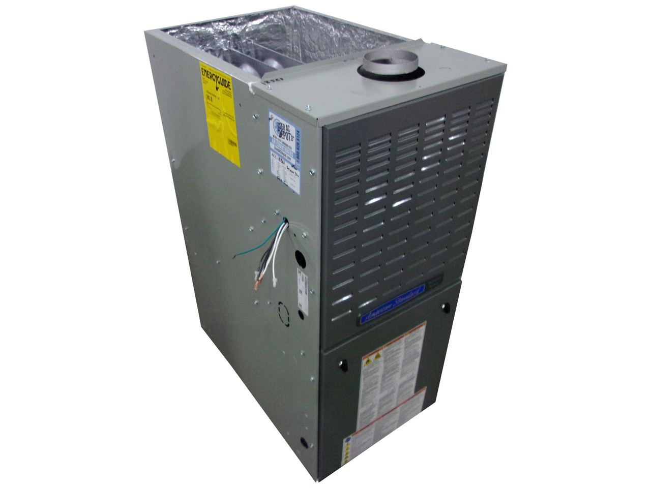 Used AC Depot Refurbished, Certified 80% Furnace AMERICAN STANDARD ...