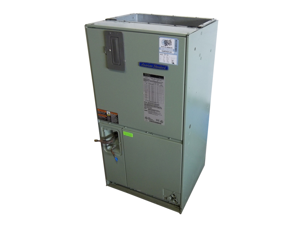 Used AC Depot Refurbished, Certified Air Handler AMERICAN STANDARD ...