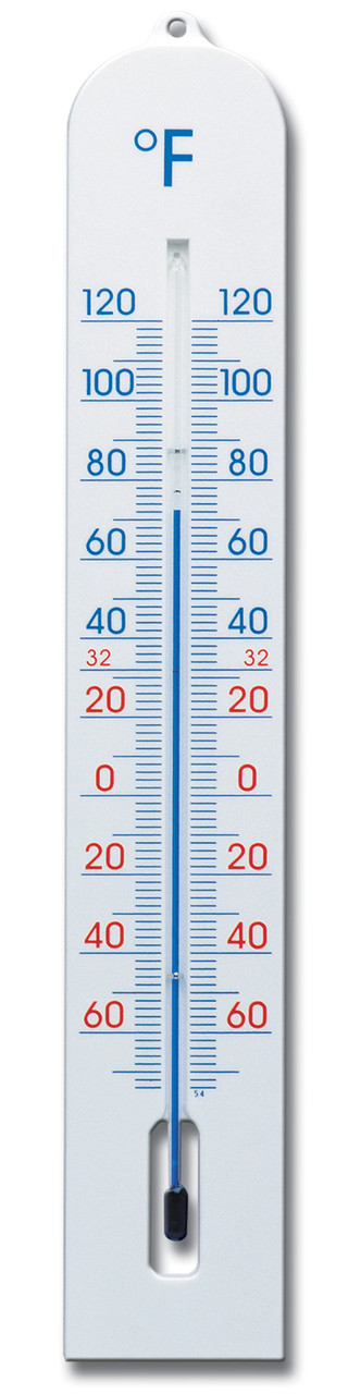 Wall Thermometer 16 inch White Plastic - MyEstuff.com