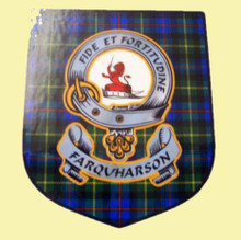 Farquharson Clan Tartan Clan Farquharson Badge Shield Decal Sticker Set ...