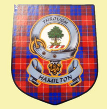 Hamilton Clan Tartan Clan Hamilton Badge Shield Decal Sticker Set of 3 ...