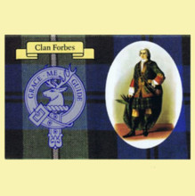 Forbes Clan Crest Tartan History Forbes Clan Badge Postcards Pack of 5 ...