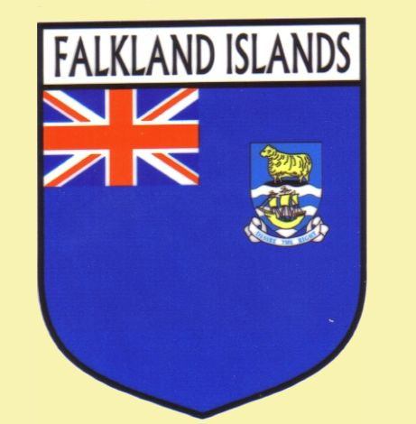 Falkland Islands Flag Country Flag Falkland Islands Decals Stickers Set ...