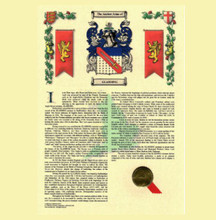 Armorial History with Coat of Arms and History of Surname Portrait ...