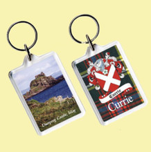 Currie Coat of Arms Tartan Family Name Acryllic Key Ring Set of 3 - For ...
