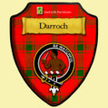 Dalziel Modern Tartan Crest Wooden Wall Plaque Shield - For Everything ...