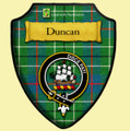 Duncan Ancient Clan Crest Tartan 7 x 8 Woodcarver Wooden Wall Plaque ...