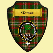 Mowat Commemorative Tartan Crest Wooden Wall Plaque Shield - For ...
