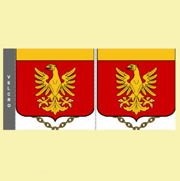 Your English Coat of Arms Surname Custom Stubby Holders Set of 2 - For ...