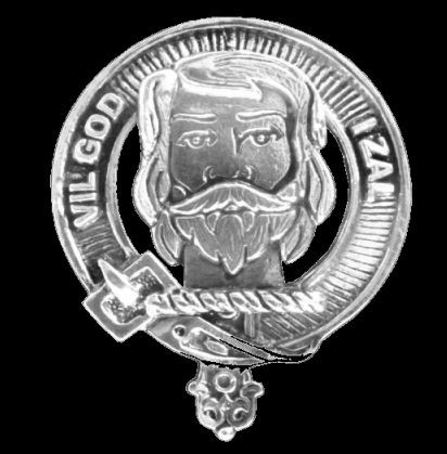 Menzies Clan Cap Crest Sterling Silver Clan Menzies Badge - For ...