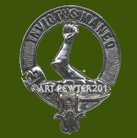 Armstrong Clan Crest Stylish Pewter Clan Armstrong Badge - For ...