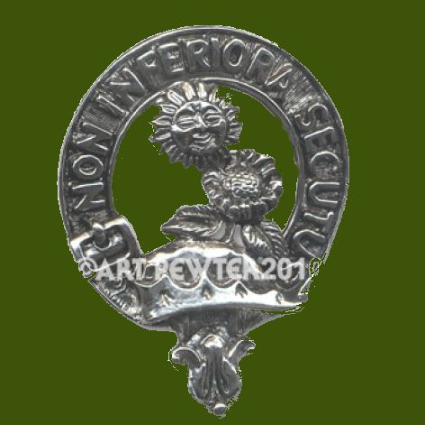Buchan Clan Crest Stylish Pewter Clan Buchan Badge - For Everything ...