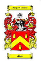 Abbott Coat of Arms Surname Print Abbott Family Crest Print - For ...