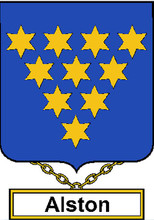 Alston English Coat of Arms Large Print Alston English Family Crest ...