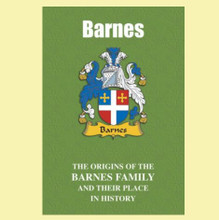 Barnes Coat Of Arms History English Family Name Origins Mini Book - For ...