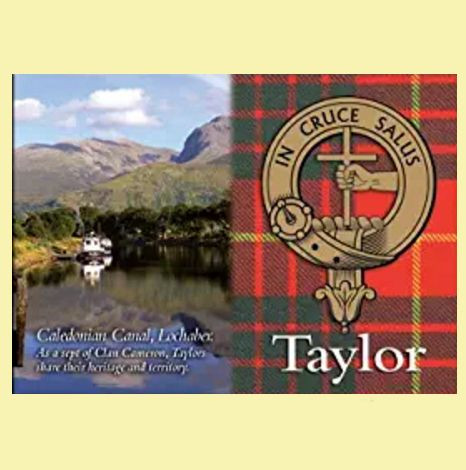 Taylor Clan Badge Scottish Family Name Fridge Magnets Set of 2 - For ...