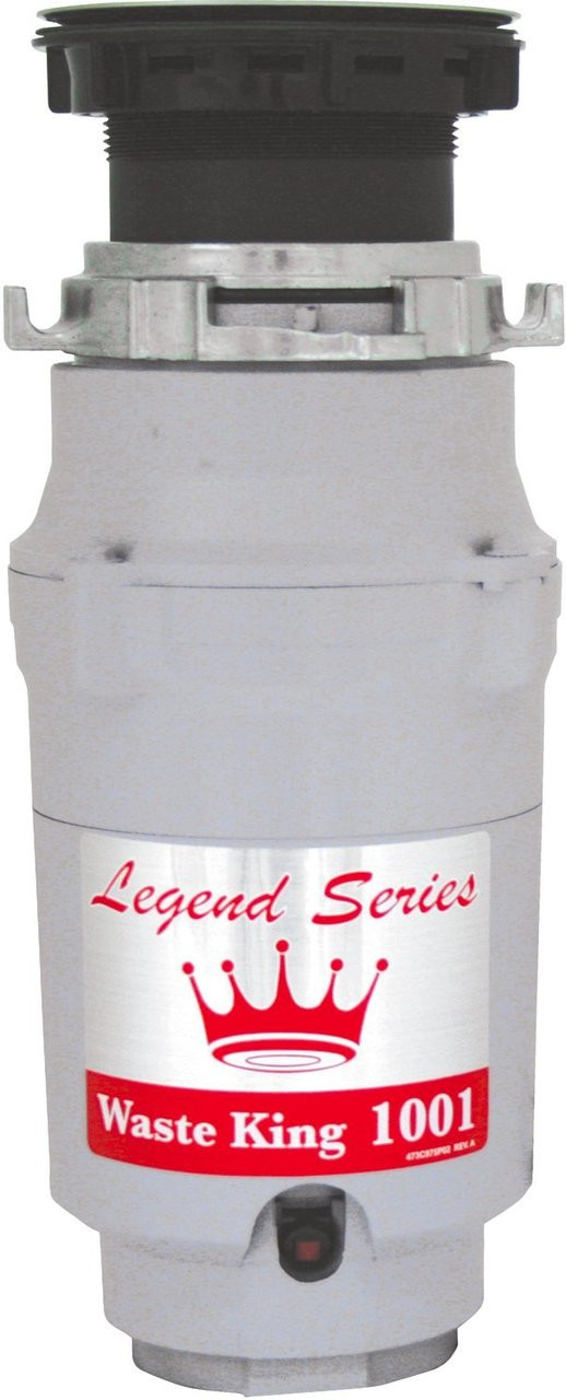 Waste King L-1001 1/2 HP Continuous Feed Garbage Disposal - Easy Mount