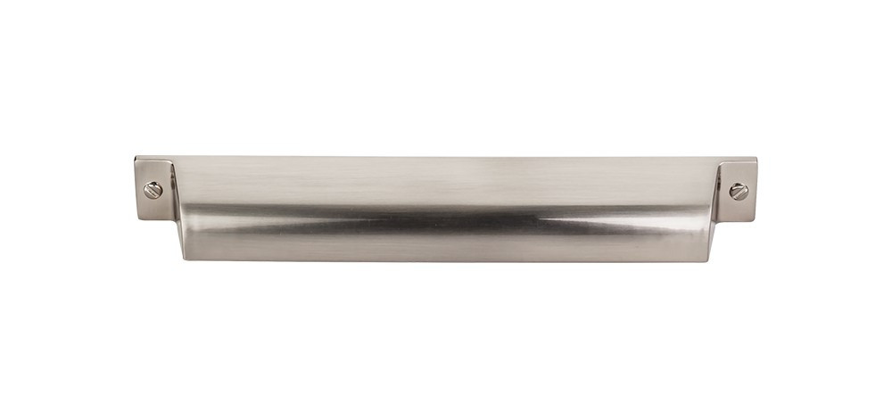 Top Knobs TK775BSN Barrington Channing Cup Door Pull 7" (c-c) - Brushed Satin Nickel